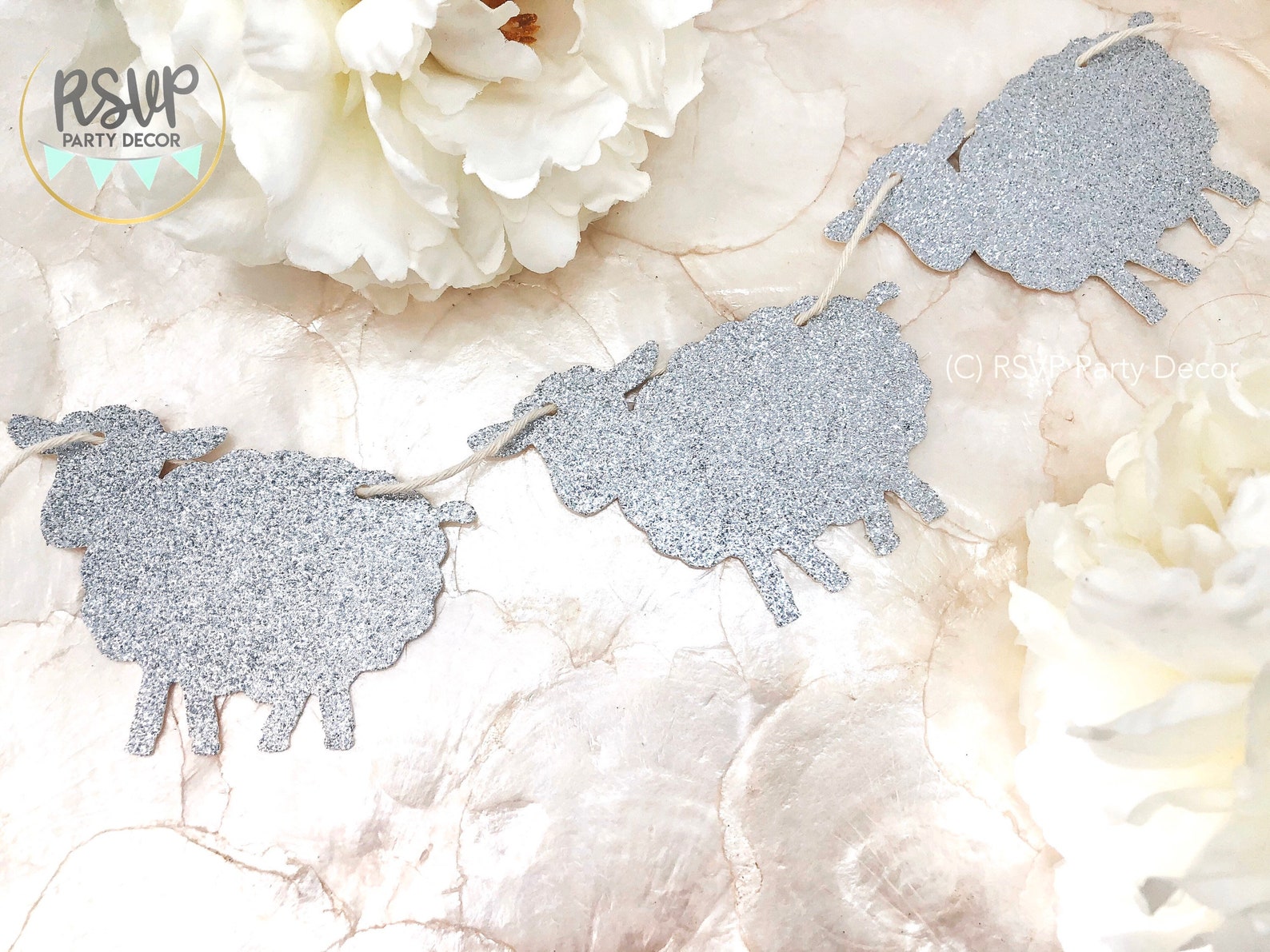 Sheep Garland Lamp Banner Sheep Themed Party Nursery Rhyme - Etsy