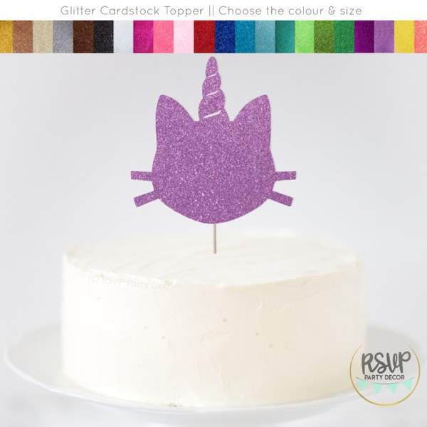 Cat Cake Topper - Etsy