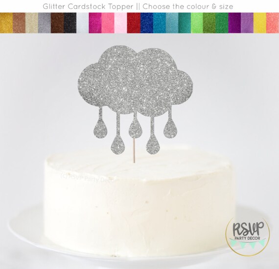 Rain Cloud Cake Topper, Cloud Shower Cake Topper, Baby Sprinkle Cake ...