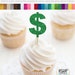 Dollar Sign Cupcake Toppers, Money Cupcake Toppers, Dollar Food Picks ...