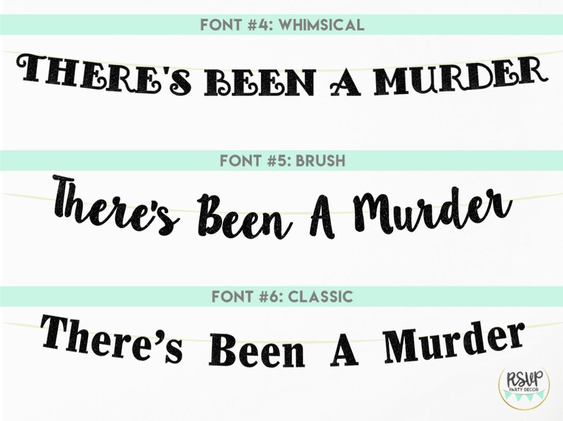 There's Been A Murder Banner, Murder Mystery Party Decorations ...