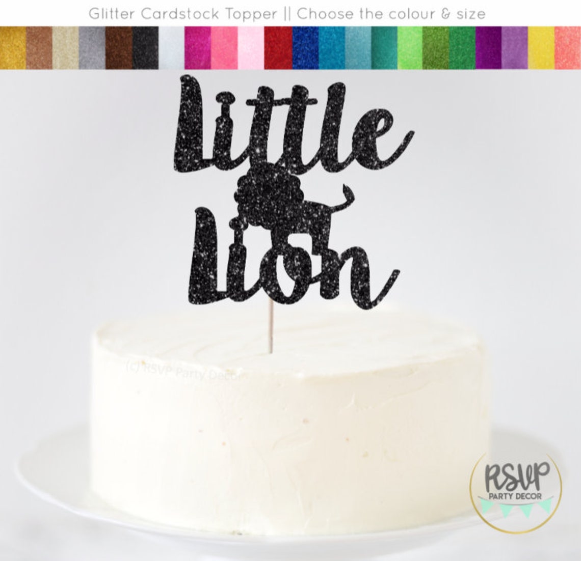 Little Lion Cake Topper, Safari Baby Shower Cake Topper, Jungle Baby ...