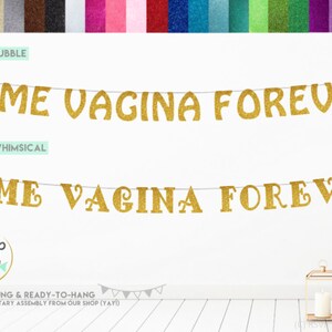 Same Vagina Forever Banner, Lesbian Bachelorette Party Banner, Gay Bachelorette Party ...