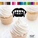 Vampire Fangs Cupcake Toppers, Dracula Cupcake Toppers, Halloween Party ...