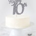 Ten Cake Topper 10 Cake Topper Double Digits Cake Topper - Etsy