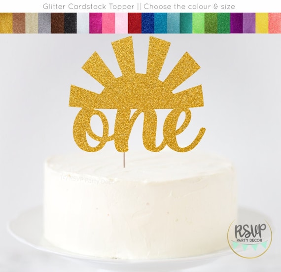 Sun One Cake Topper, First Trip Around the Sun Cake Topper, Sunshine ...