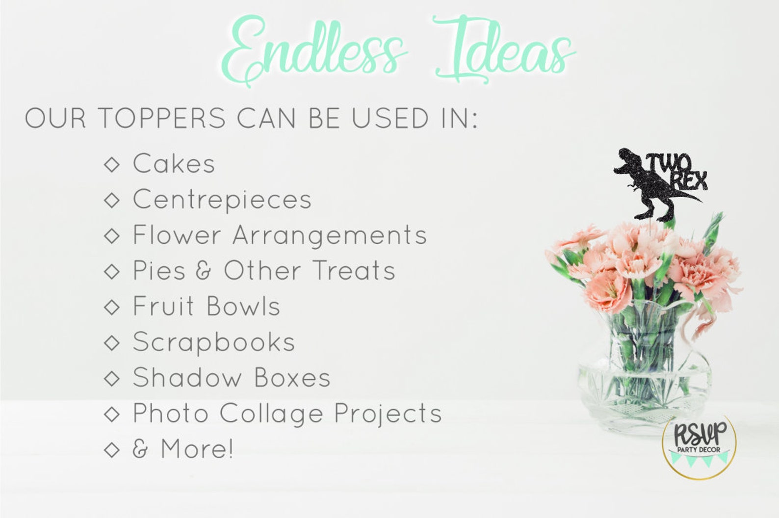 Two Rex Cake Topper Two Rex Sign Two Rex Party Decor - Etsy