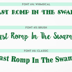 Custom Last Romp in the Swamp Banner, Ogre Bachelorette Party ...