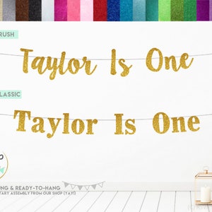 Name is One Banner, Custom is One Banner, Custom 1st Birthday Banner ...