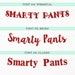 Smarty Pants Banner Graduation Cap Garland Graduation - Etsy