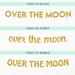 Over the Moon Banner, Crescent Moon Garland, Twinkle Twinkle Little ...