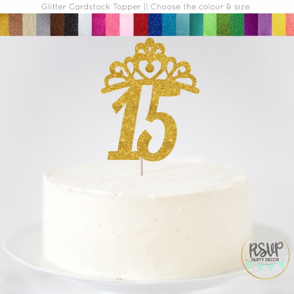 15 Fancy Cake Topper - Etsy