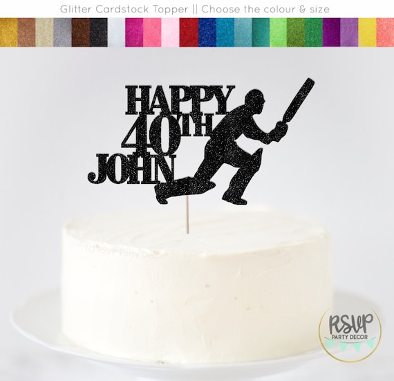 Custom Cricket Cake Topper Cricket Birthday Party - Etsy