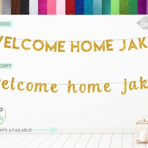 Custom Welcome Home Banner, Welcome Home Sign, Welcome Home Party ...