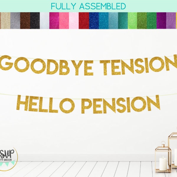 Funny Retirement Banner - Etsy