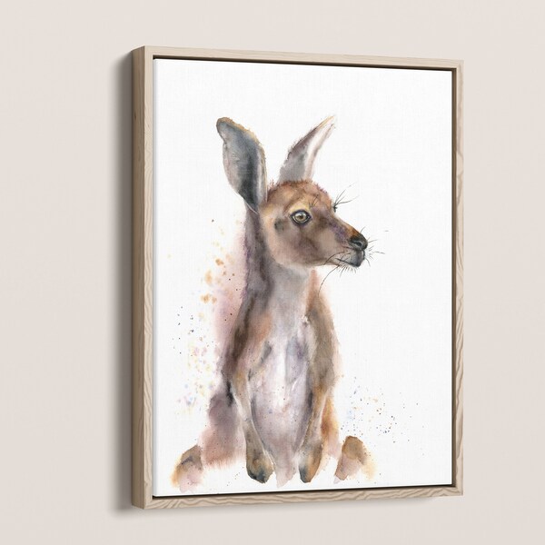 Kangaroo Watercolor - Etsy