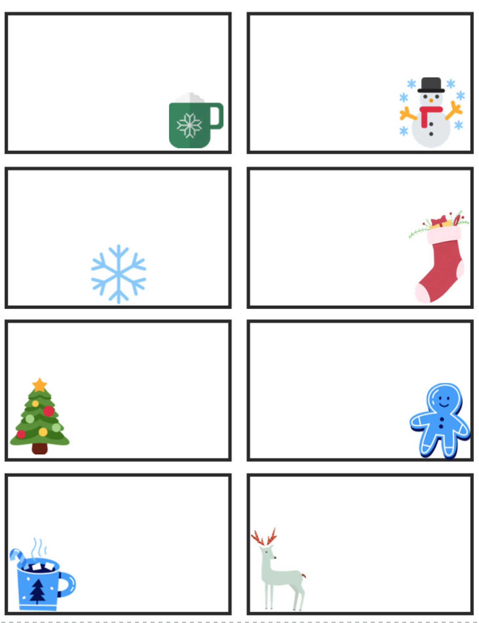 Printable Christmas Lunch Notes, Winter Lunch Box Notes, Lunch Box ...