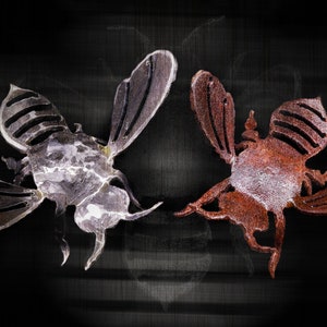 Metal Bee Sculptures/sculptures D'abeilles Métalliques - Etsy