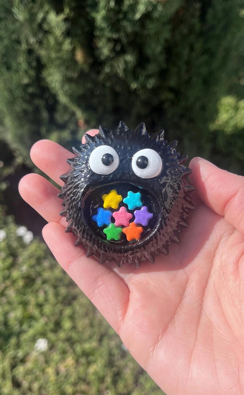 Soot Fairy Worry Stone – | Hand Painted Comfort Stone - Etsy