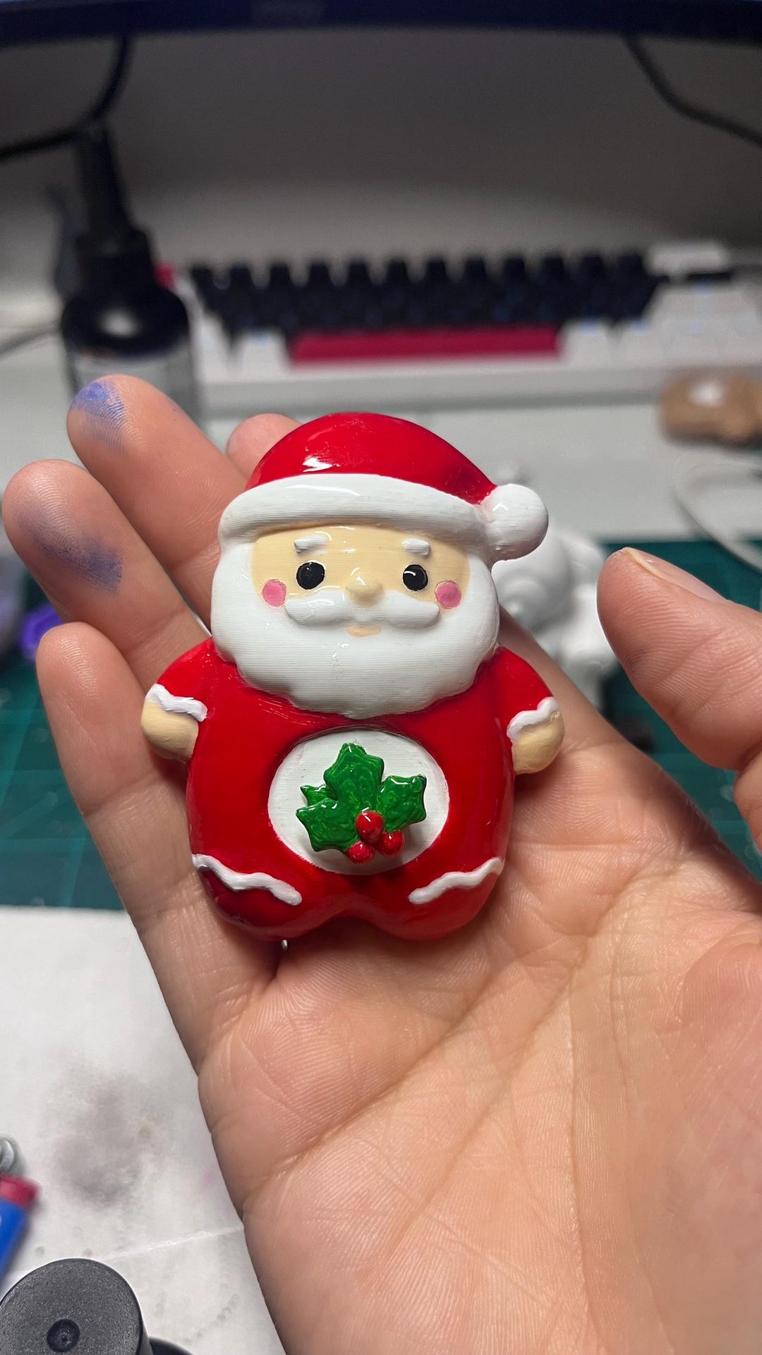 Santa Claus Fidget Spinner • Christmas Sensory Toy • Holiday Stress ...