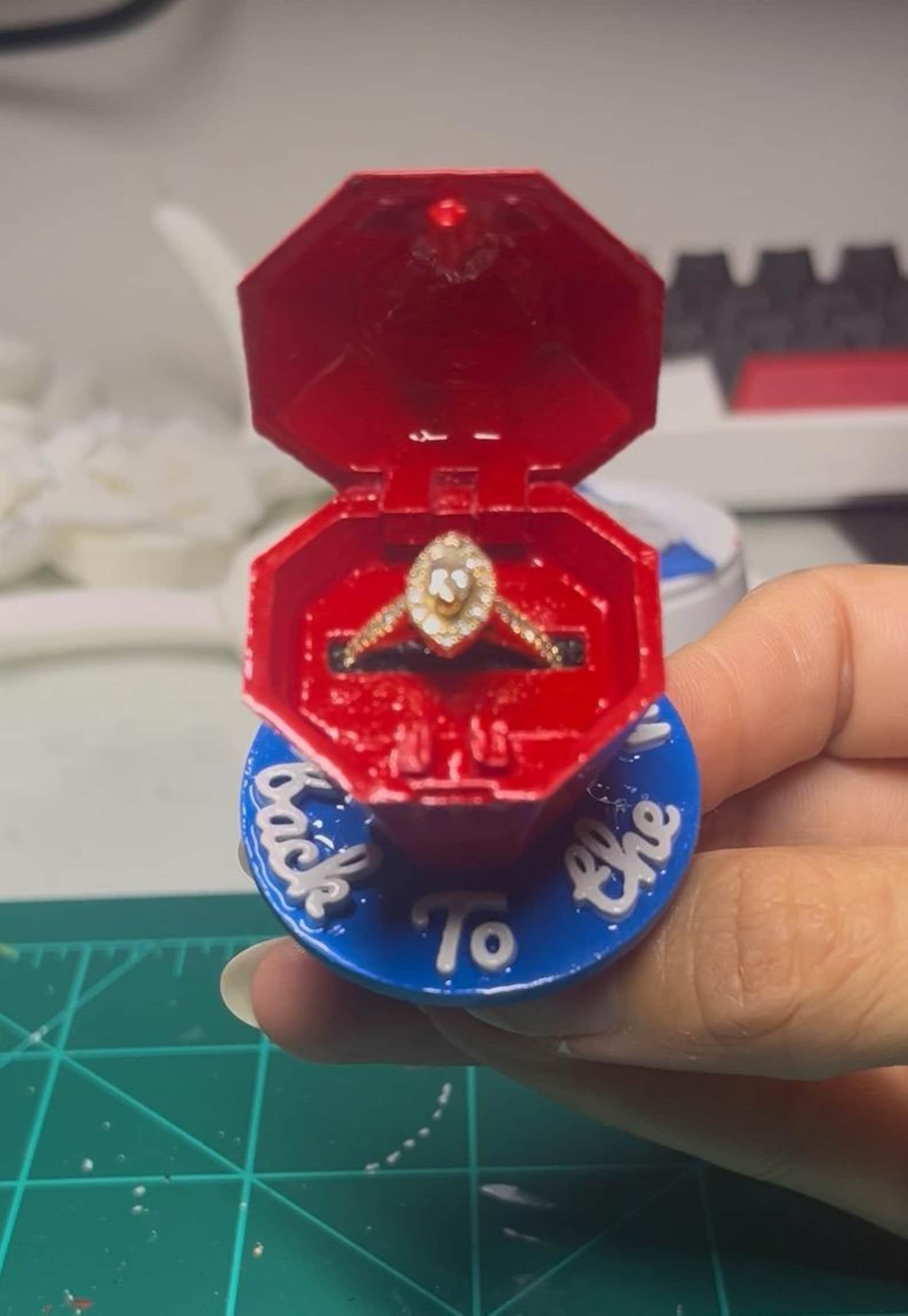 Ring Pop Engagement Ring Box *ring Not Included, Ring in Photo is a ...
