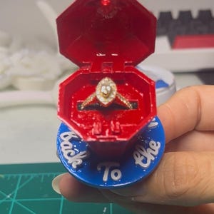 Ring Pop Engagement Ring Box *ring Not Included, Ring in Photo is a ...