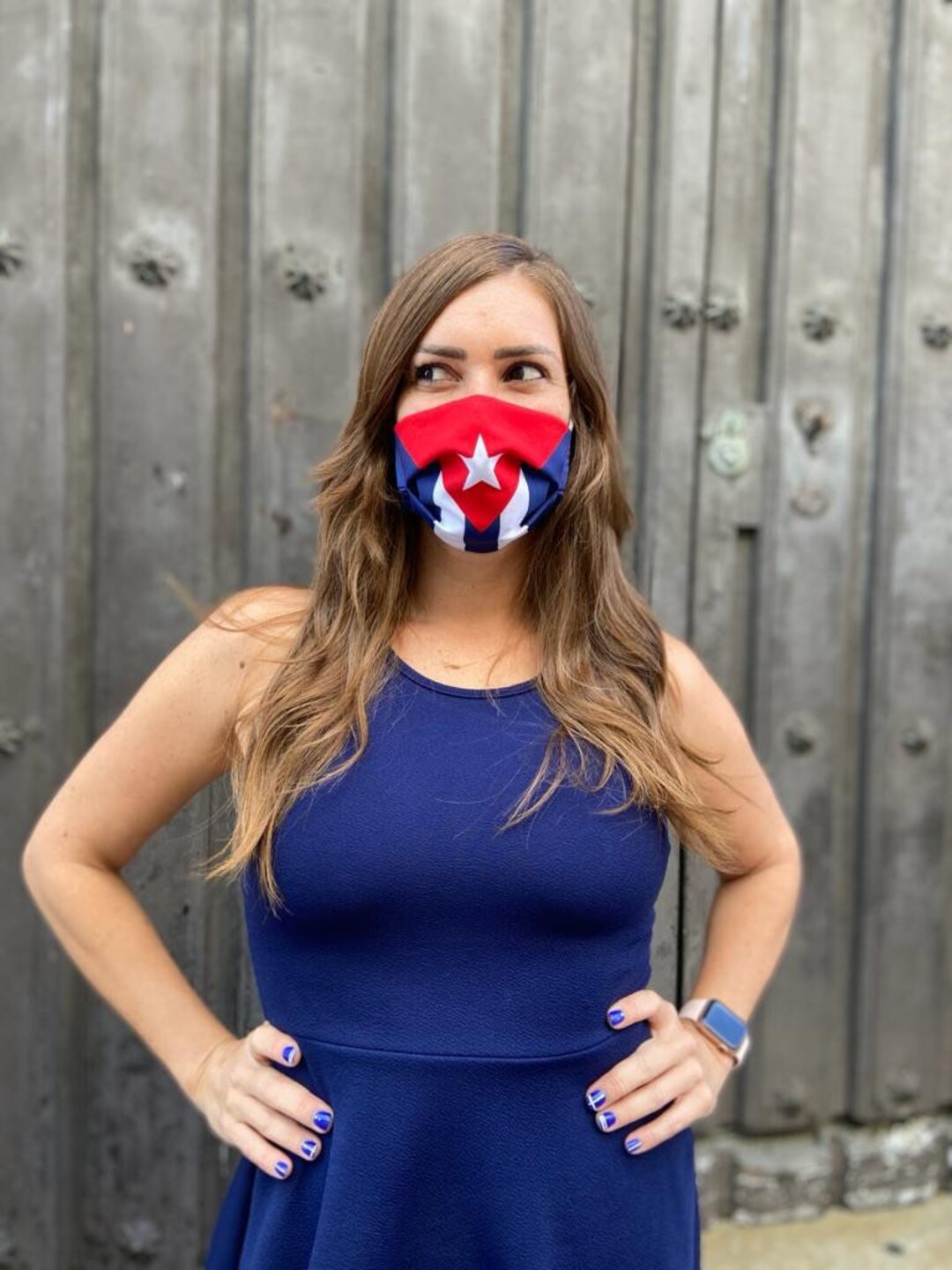 Cuba Flag Face Mask // Mascarilla De Bandera De Cuba // Mascarilla Para ...