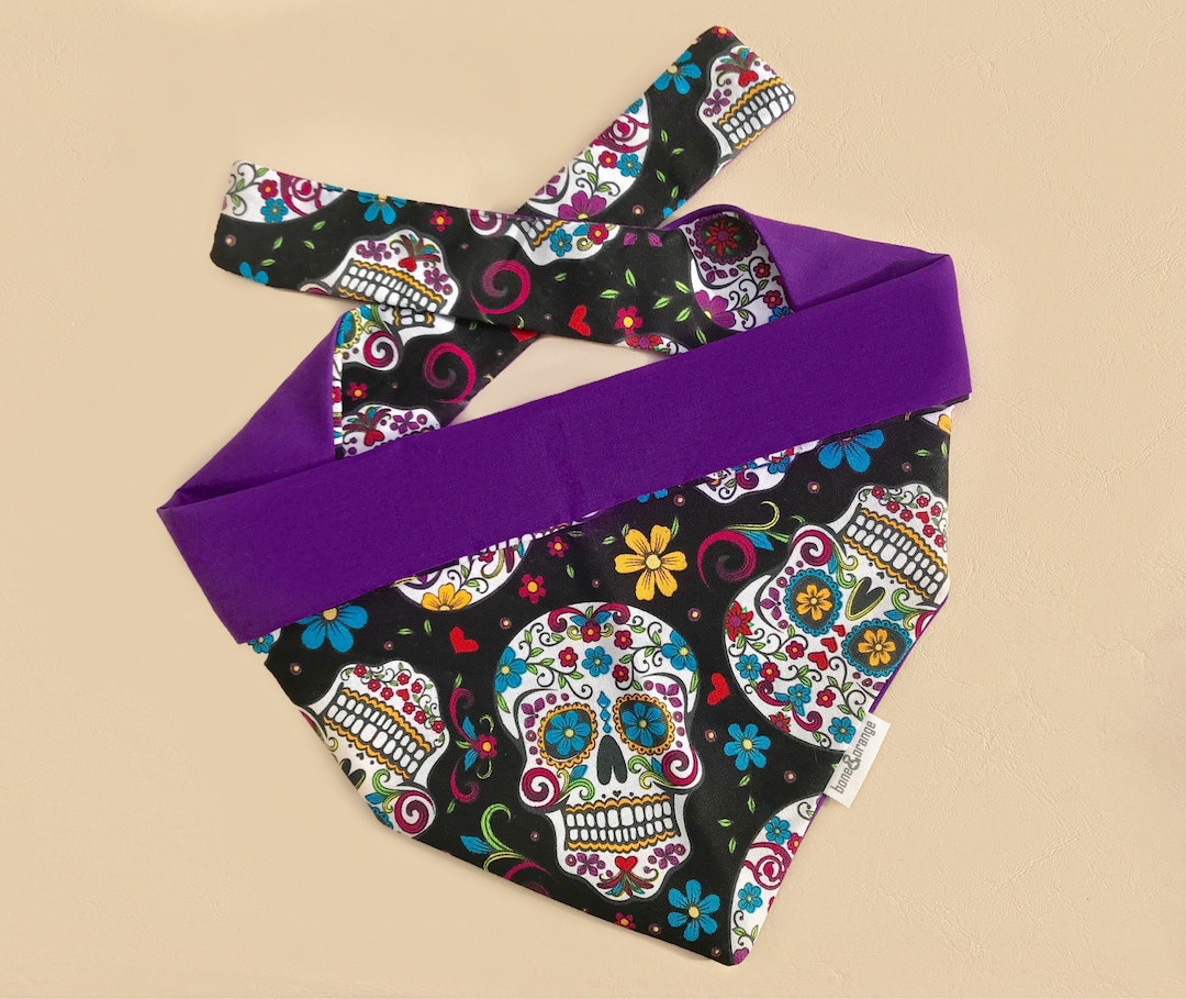 Viva Mexico Dog Bandana // Catrina Dog Bandana // Mexican Dog Bandana ...