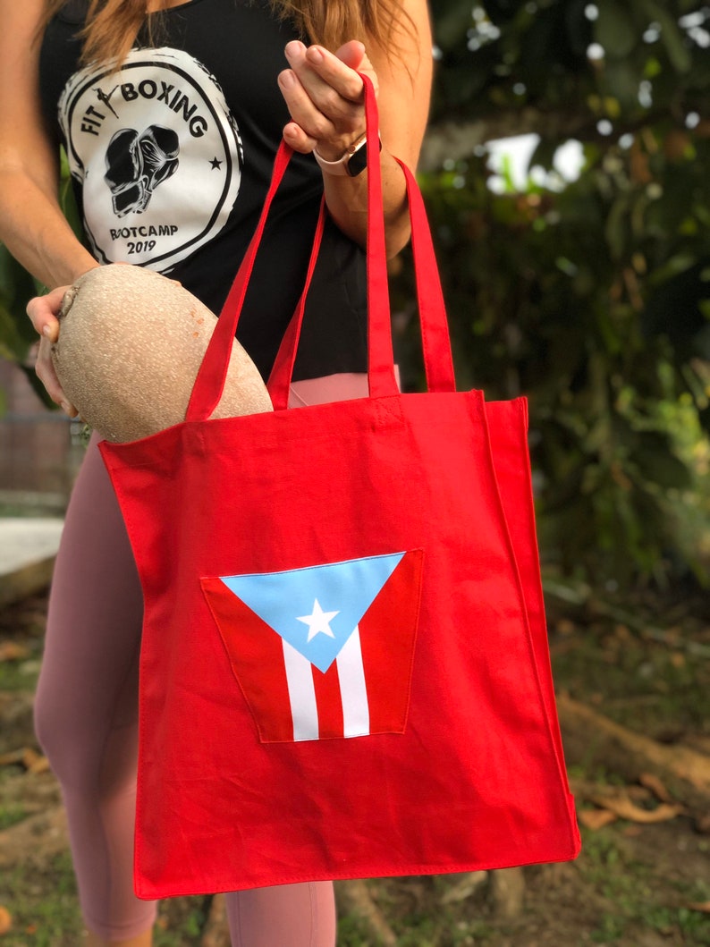 Tote Bag Boricua Bolso Bandera De Puerto Rico Tote Bag - Etsy