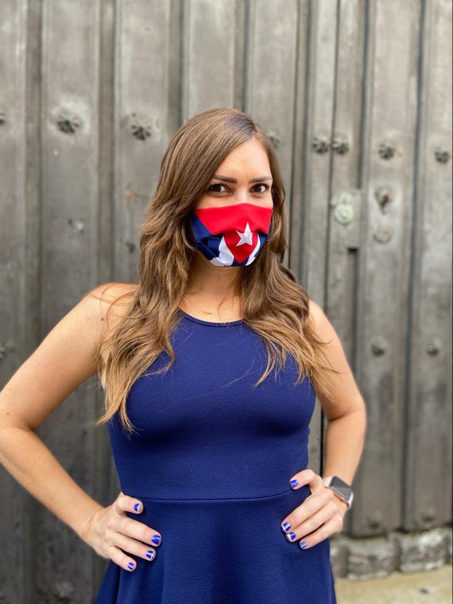 Cuba Flag Face Mask // Mascarilla de Bandera de Cuba // | Etsy