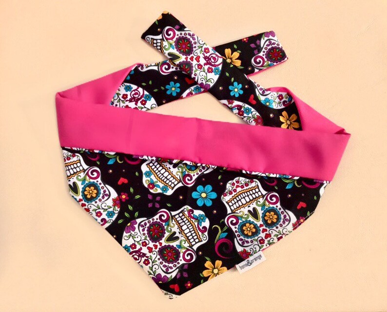 Viva Mexico Dog Bandana // Catrina Dog Bandana // Mexican Dog | Etsy