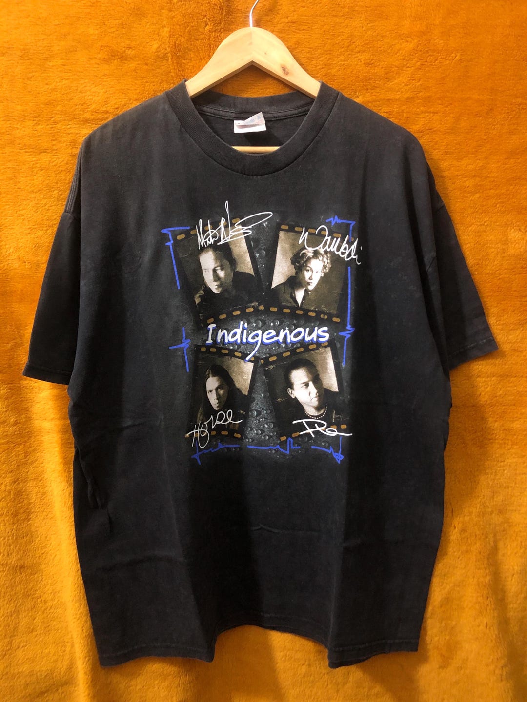 Vintage Indigenous Band Tour T-shirt - Etsy