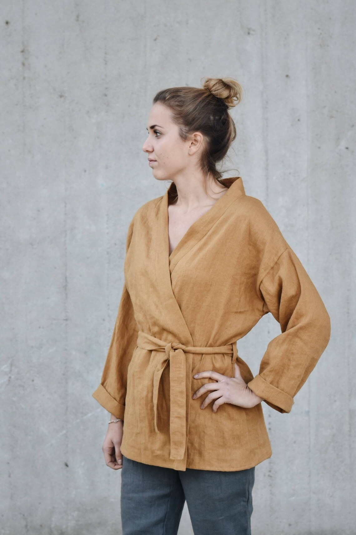Women's Linen Kimono - Etsy