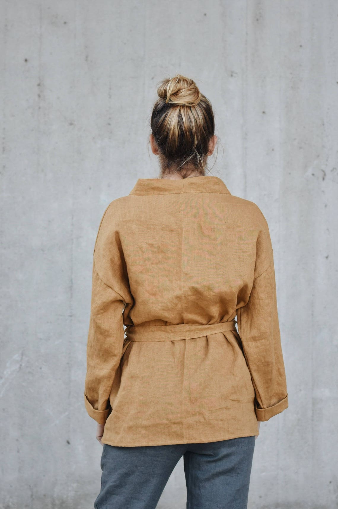 Women's Linen Kimono - Etsy