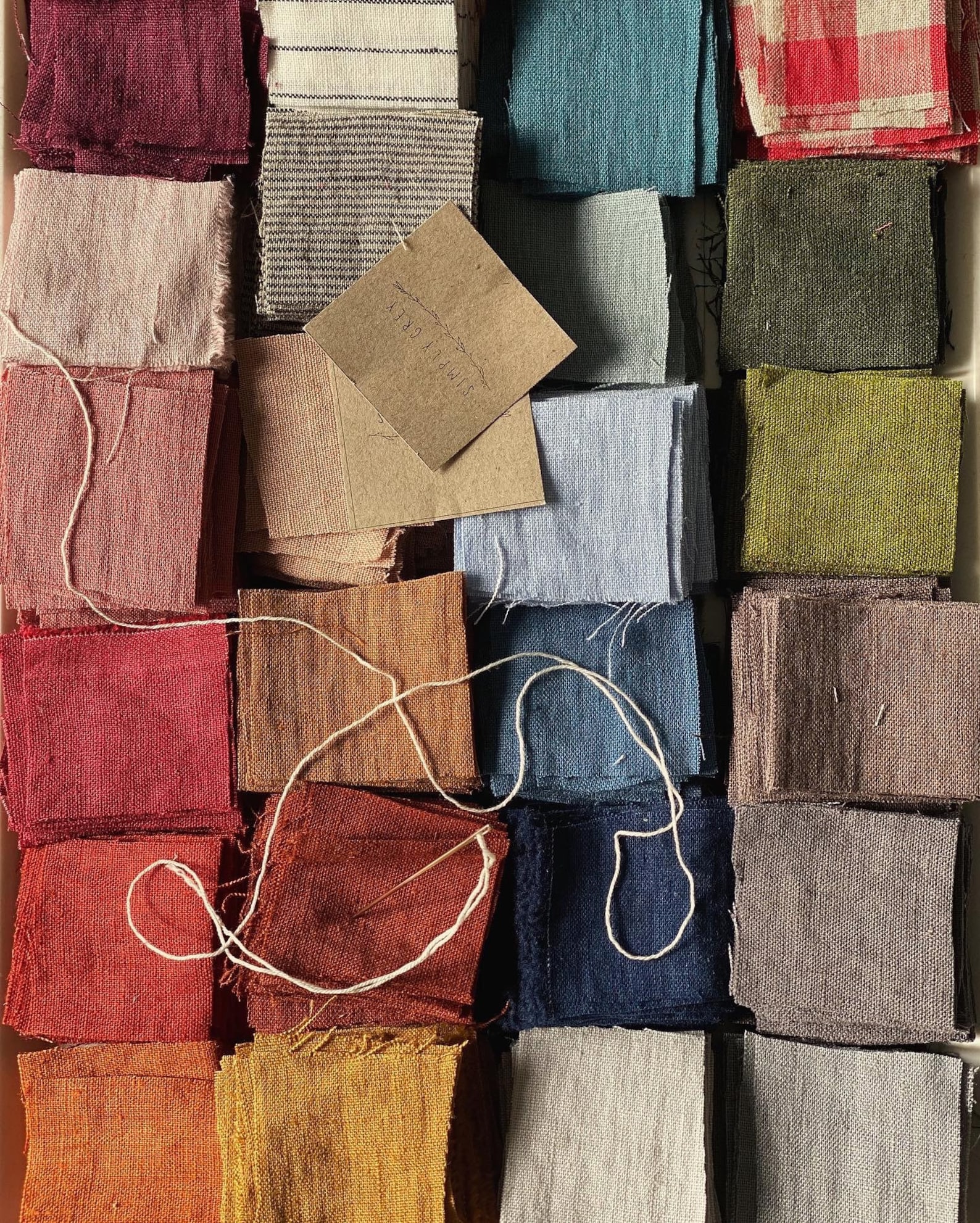 Fabric Samples: Assorted Colors, 5x5 Cm - Etsy
