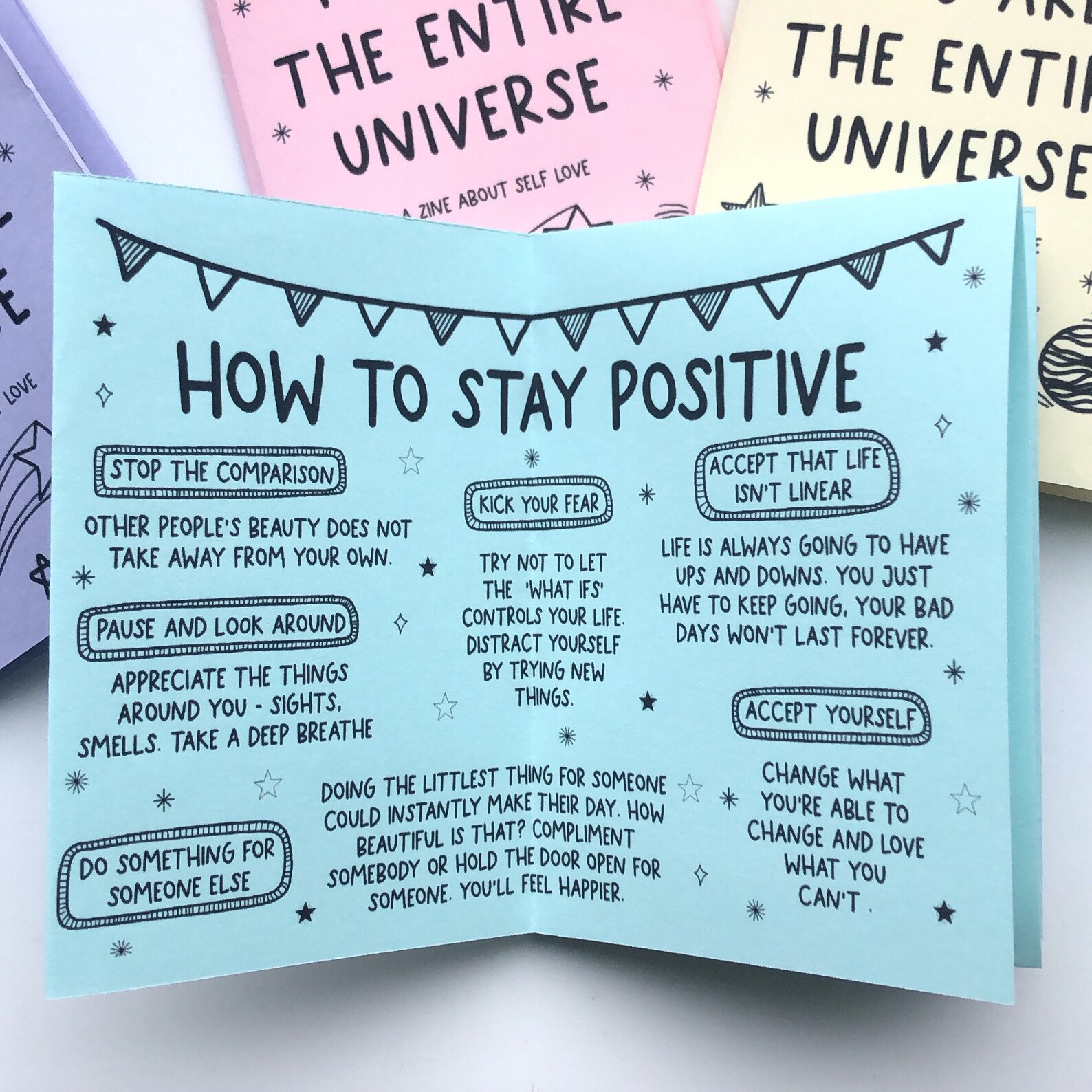 A Zine About Self-love Positivity and Mental Health Self - Etsy UK