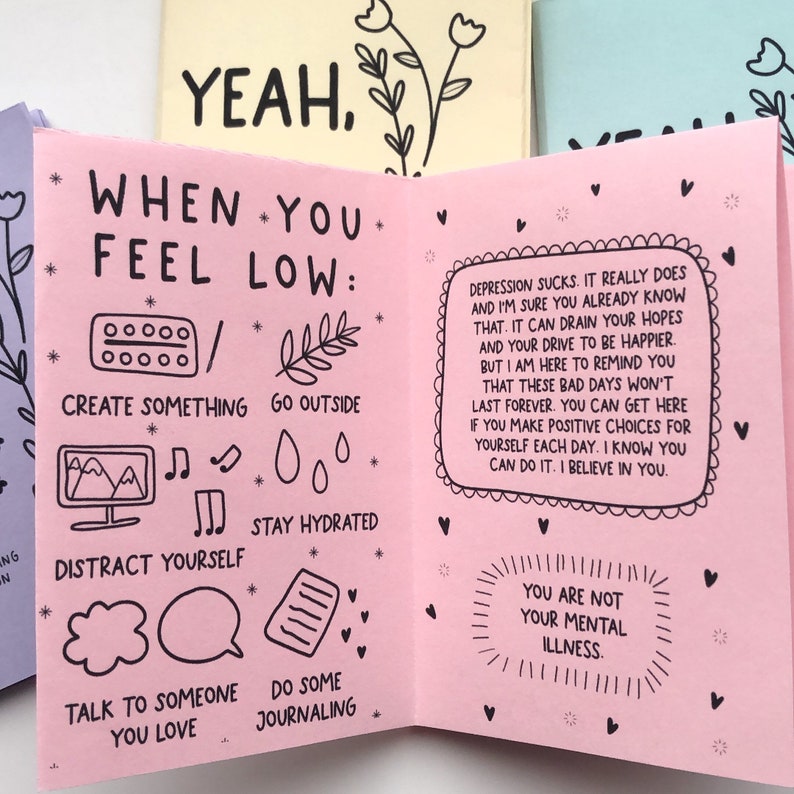 I'm Fine: Coping With Depression Zine Self Harm - Etsy UK
