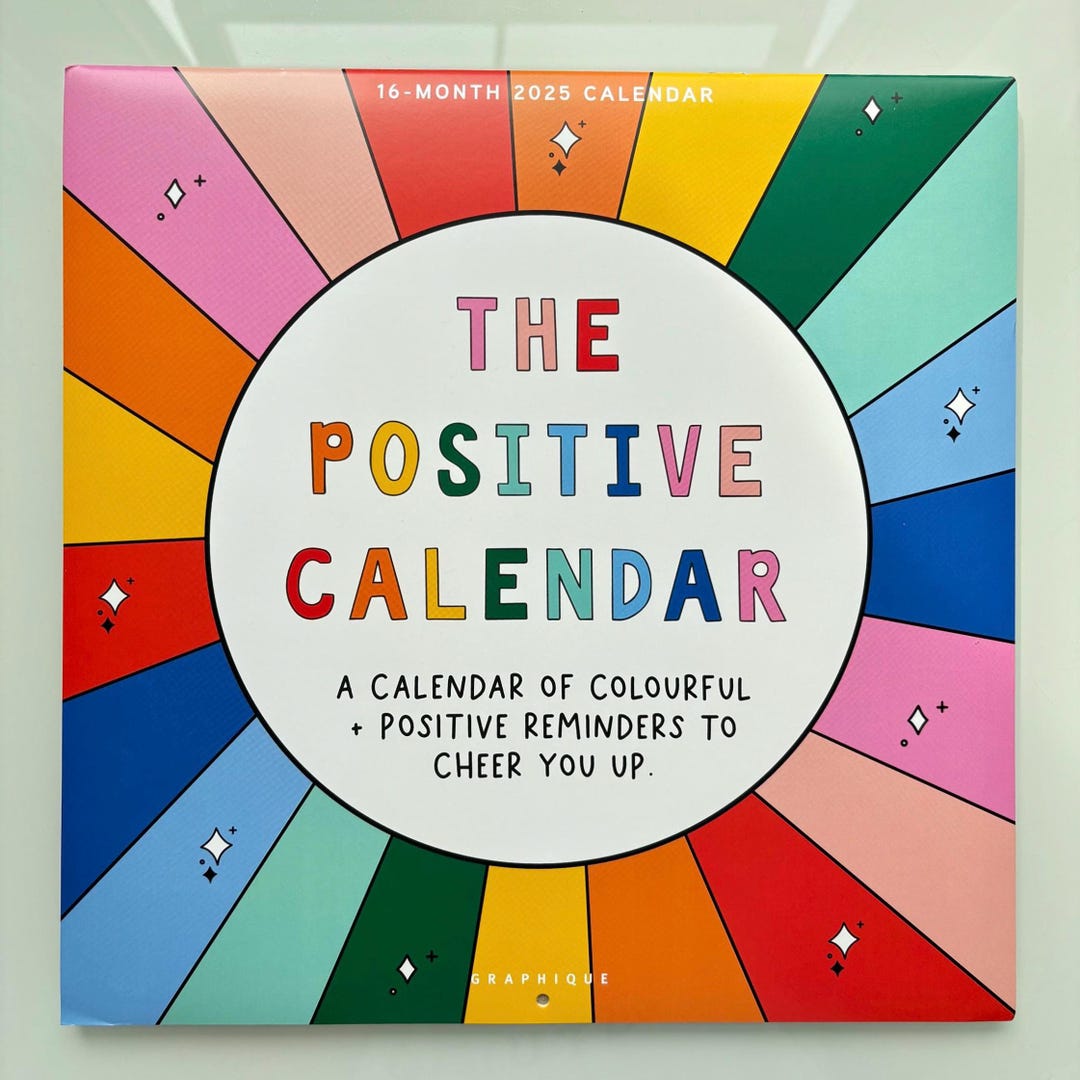 2025 the Positive Calendar Positivity and Mental Health, Anxiety, Self ...