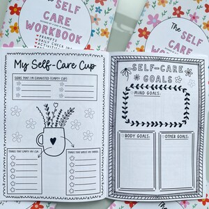 Self-care Activity Book | Mindfulness, Mental Health, Colouring, Relax ...