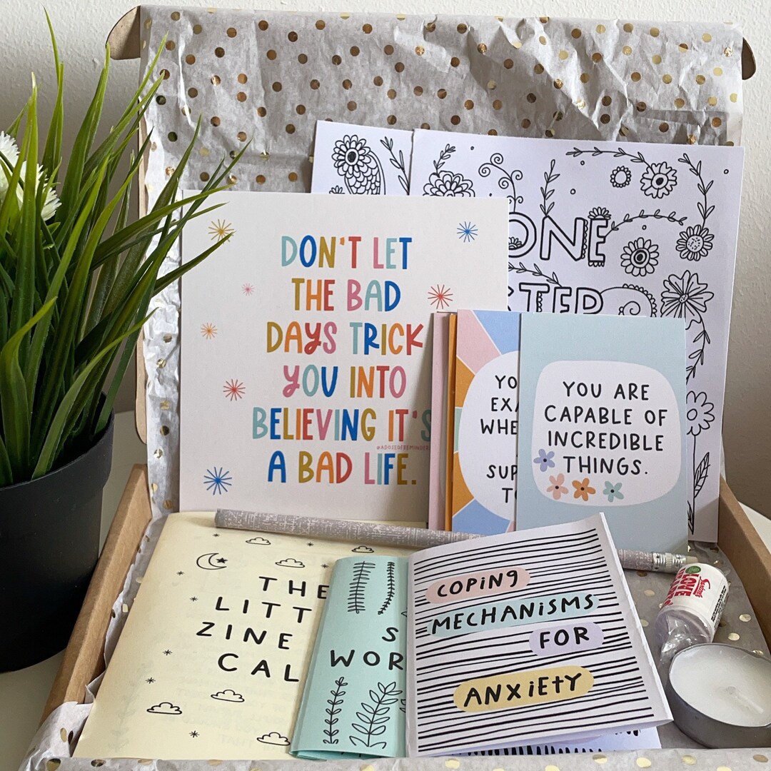 Anxiety Care Package, Self Care Gift, Care Package | Positivity and ...