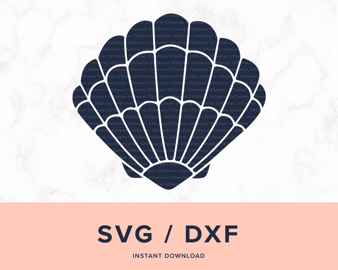 Mermaid SVG Shell SVG Mermaid Silhouette SVG Mermaid - Etsy