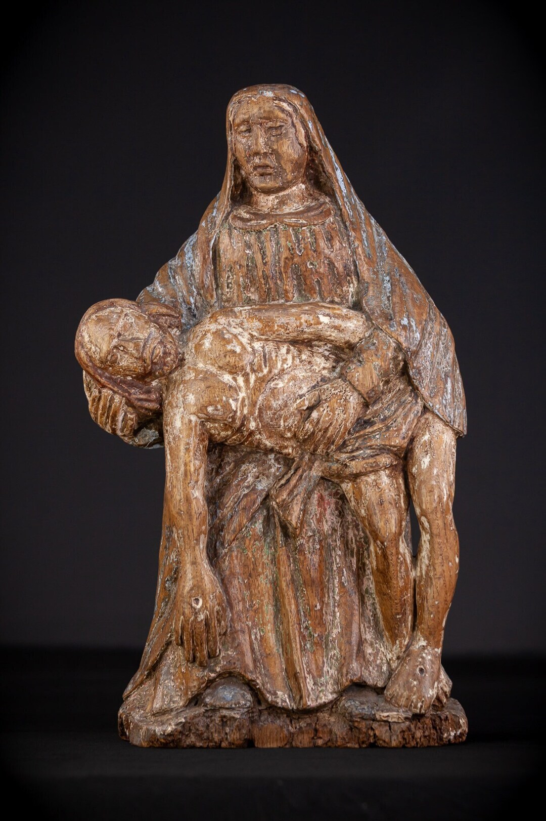 Pieta Sculpture From the 16th Century | Virgin Mary Cradling Jesus ...