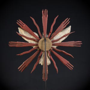 God the Holy Spirit Statue | 1700s Antique Holy Ghost Wooden Figure ...