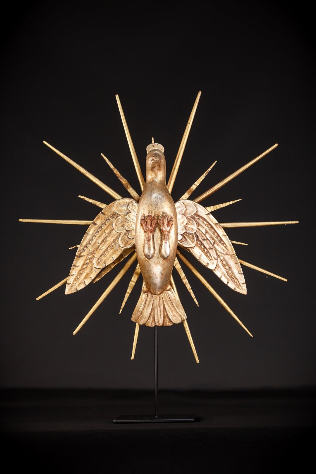 God the Holy Spirit Sculpture | Antique 18th Century Holy Ghost Wooden ...