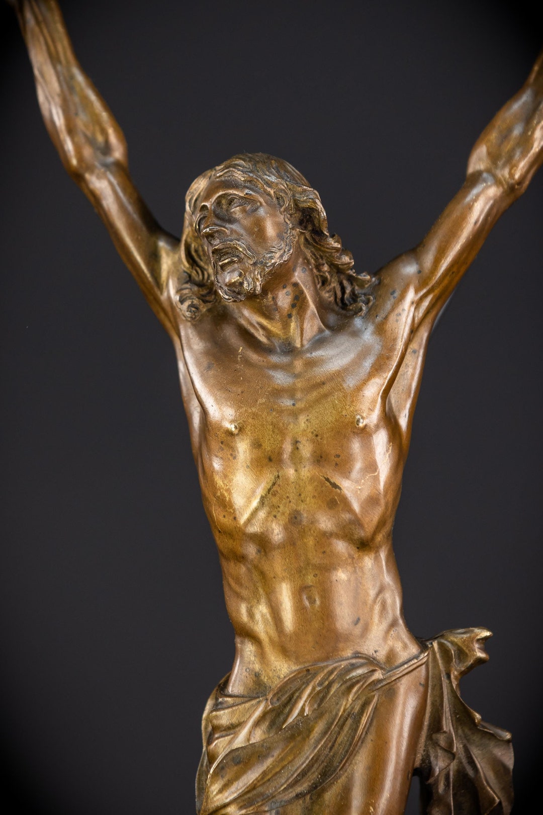 Corpus Christi Bronze Baroque Statue 1700s Jesus Sculpture Antique 18th ...