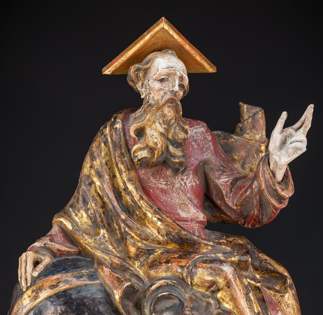 God the Father Statue the Eternal Majesty Vintage Early to Mid 1900s ...