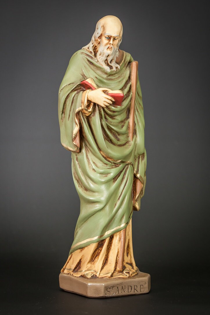 St Andrew Statue The Apostle Figure Vintage Religious | Etsy