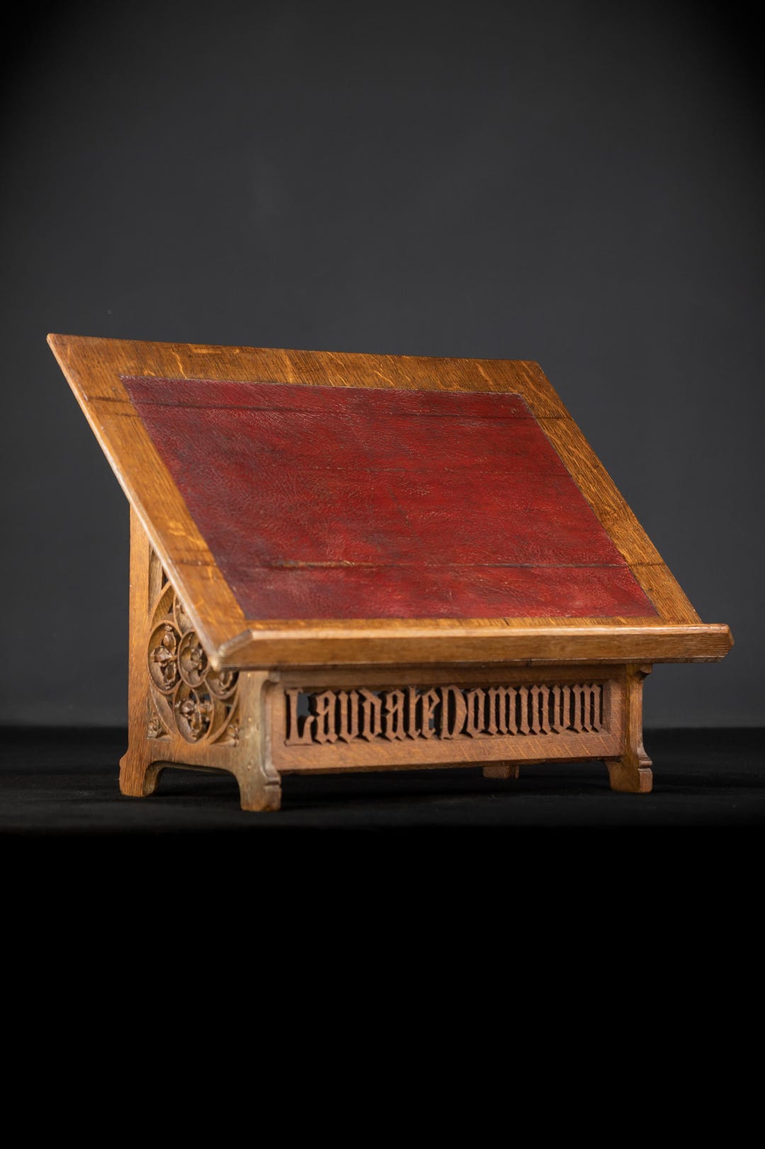 Book Stand | 19th Century Gothic Wooden Missal / Bible Holder | 1800s ...