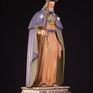 St James the Great Antique Wooden Statue Saint Jacob Greater Son of ...