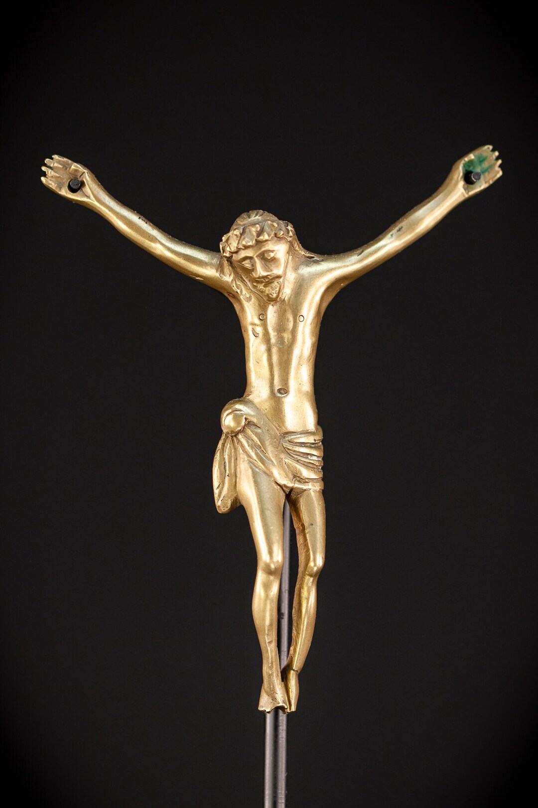 Corpus Christi Bronze 1600s Antique Jesus Sculpture | 17th Century ...
